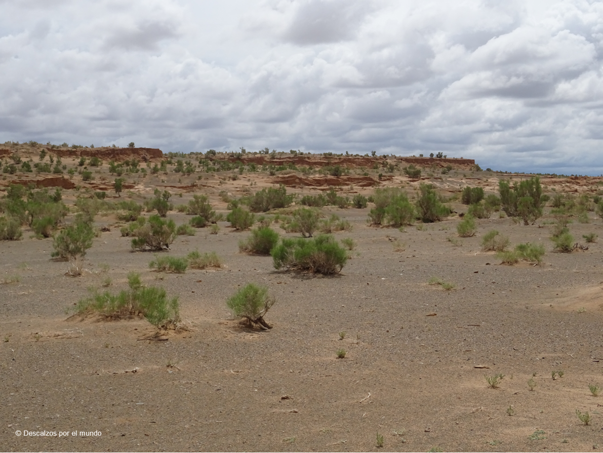 Desierto de Gobi: Acantilados Llameantes (Bayanzag) y dunas de Khongor ...